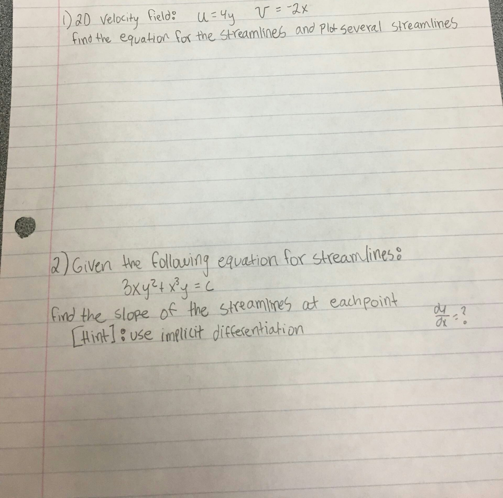 Solved = 2x 1)3D Velocity Re102 u-yy nd Plot Sevexa Yeannli | Chegg.com