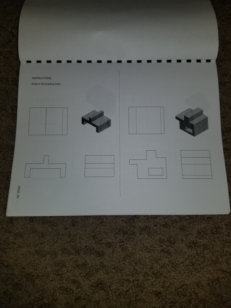 Solved INSTRUCTIONS Draw in the missing lines. | Chegg.com