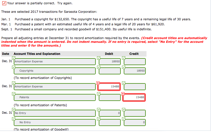 Solved Your answer is partially correct. Try again. These | Chegg.com