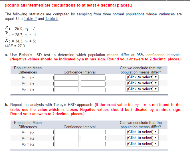 Solved TABLE 5 Studentized Range Values q for Tukey's HSD | Chegg.com