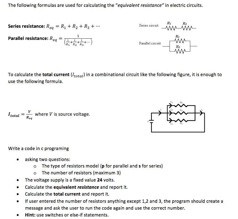 Solved The following formulas are used for calculating the | Chegg.com