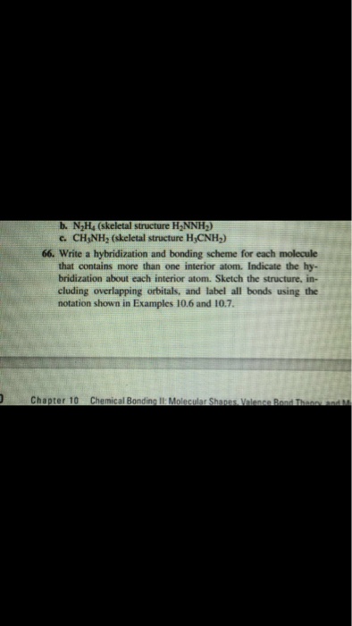Solved Write A Hybridization And Bonding Scheme For Each