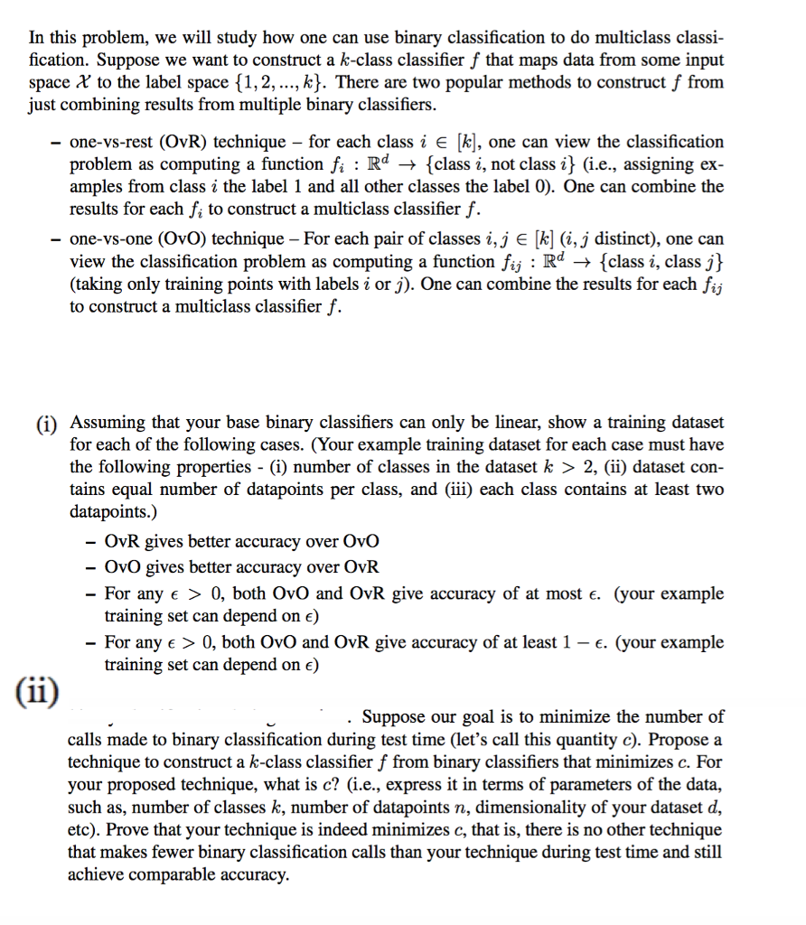 In this problem, we will study how one can use binary | Chegg.com