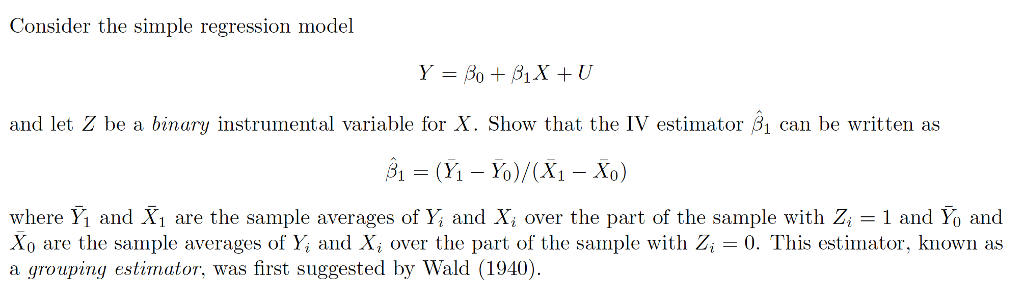 Solved Consider the simple regression model Y = beta_0 + | Chegg.com
