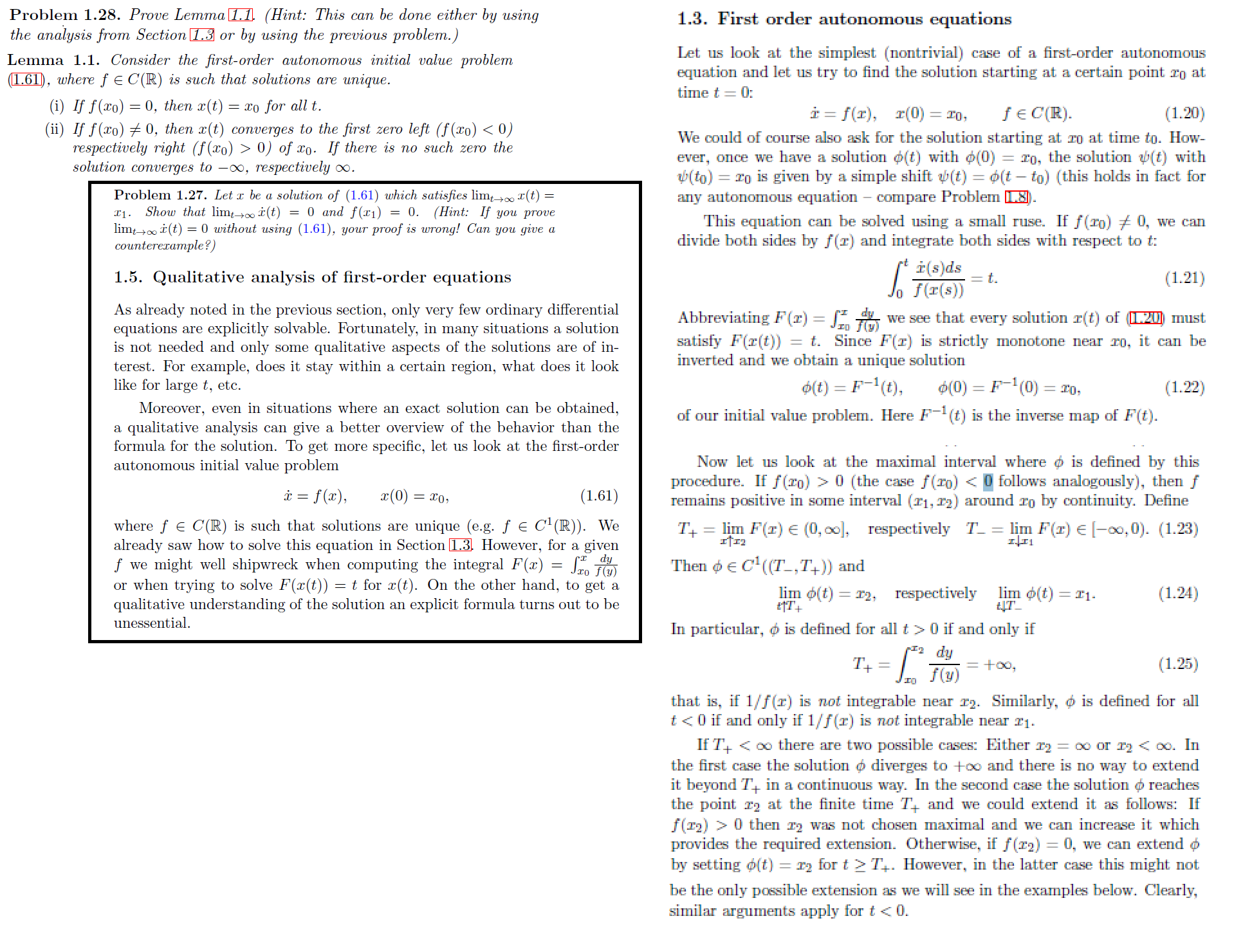 Solved Consider the first-order autonomous initial value | Chegg.com