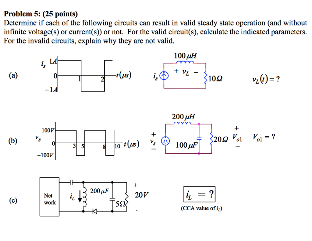Solved Determine if each of the following circuits can | Chegg.com