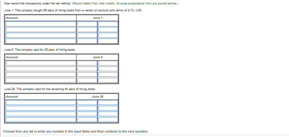 Solved NET METHOD | Chegg.com