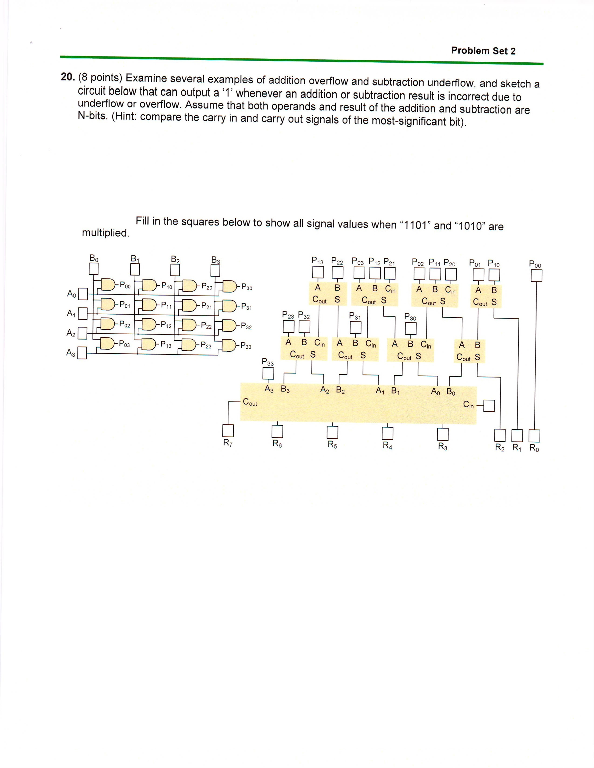 Solved 20. (8 points) Examine several examples of addition | Chegg.com