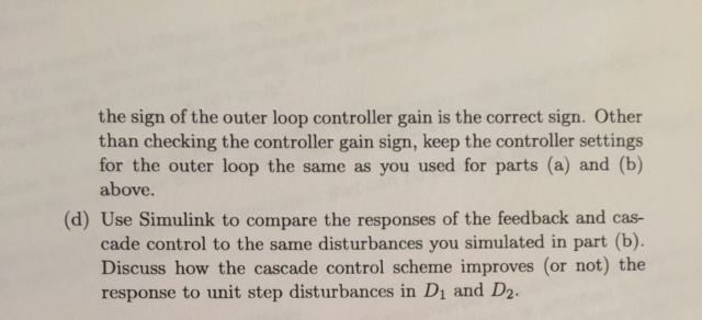 1. Consider polymerizer with a feedback temperature | Chegg.com
