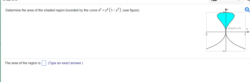Solved Determine the area of the shaded region bounded by | Chegg.com