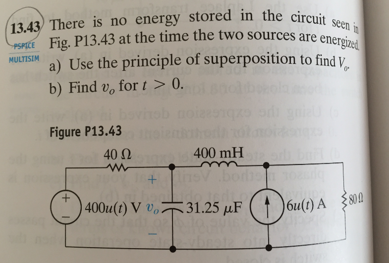Solved Laplace Transform In Circuit Analysis Problem V0 Is