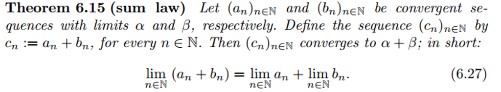 Solved Exercise 6.10 (product law for limits from calculus) | Chegg.com