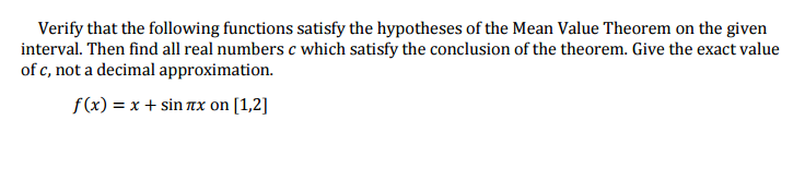 Solved Verify that the following functions satisfy the | Chegg.com