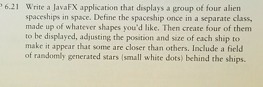 Solved Write a JavaFX application that displays a group of | Chegg.com