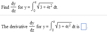 Solved Find -dy/dz for y = The derivative for dy/dz for y= | Chegg.com