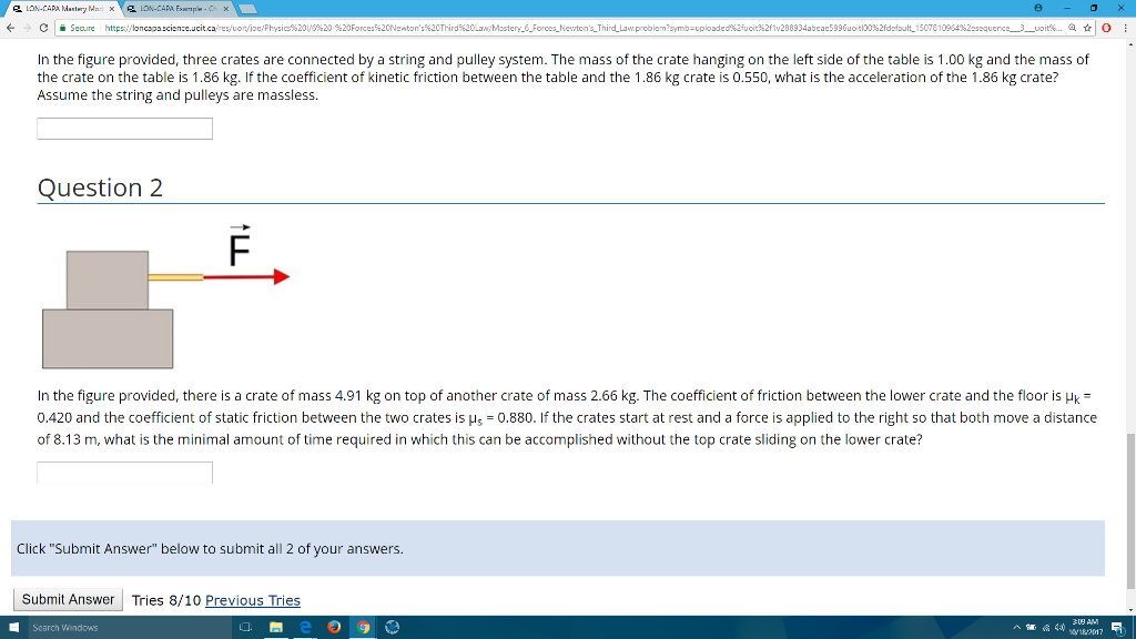 Physics Archive | October 18, 2017 | Chegg.com