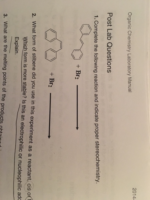 Solved Complete the following reaction and indicate proper | Chegg.com