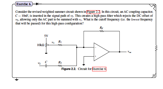 Solved Consider the revised weighted summer circuit shown in | Chegg.com