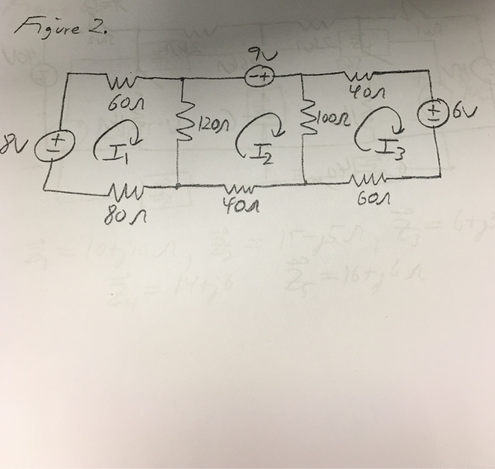 Solved For the Figure 2, use loop analysis to solve for the | Chegg.com
