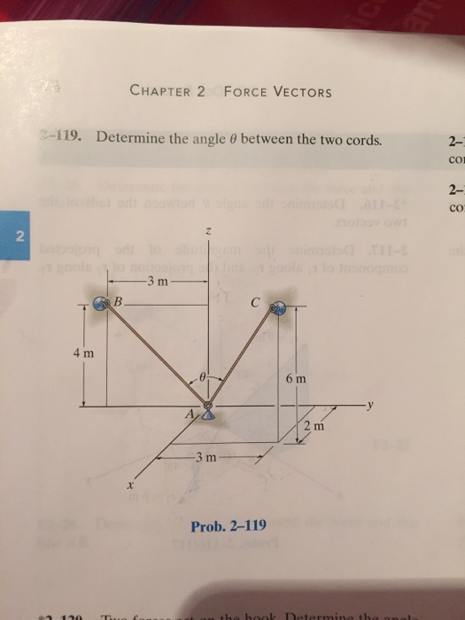 Solved determine the angle | Chegg.com