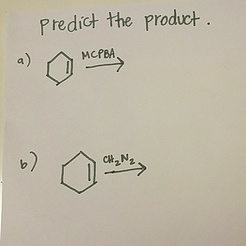 Solved Predict the product. | Chegg.com