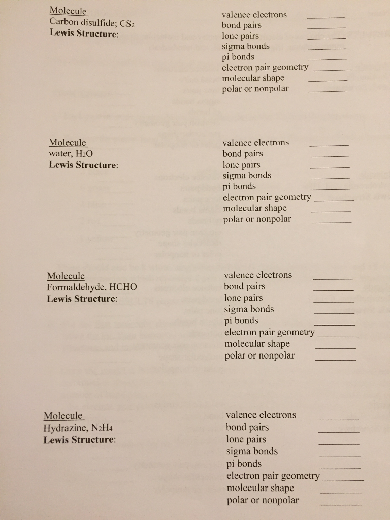 Solved Molecule Carbon disulfide; CS2 Lewis Structure: | Chegg.com