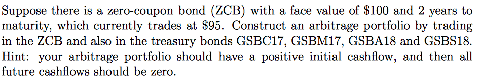 Solved Suppose there is a zero-coupon bond (ZCB) with a | Chegg.com