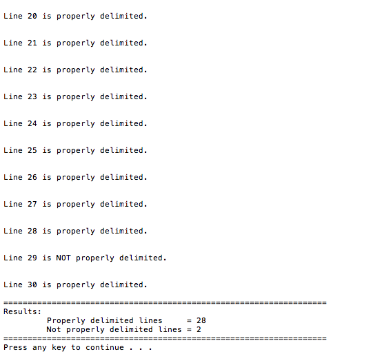 Solved Chapter 19 Challenge 15. Balanced Multiple Delimiters | Chegg.com
