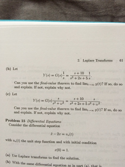 Solved Problem 14 Transfer Functions and Stability Let a | Chegg.com