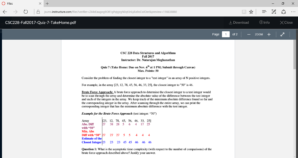 Computer Science Archive | November 06, 2017 | Chegg.com