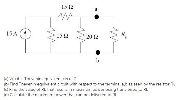 Solved What is Thevenin equivalent circuit? (b) Find | Chegg.com