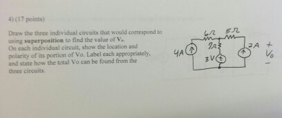 Solved Draw the three individual circuits that would | Chegg.com