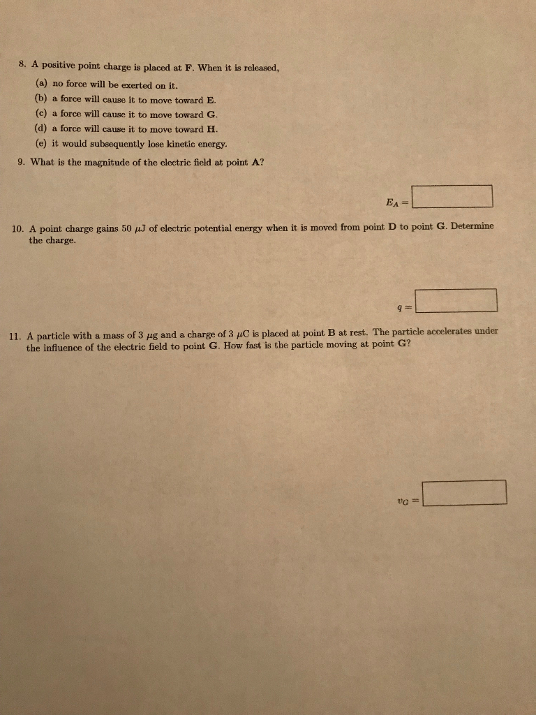 Solved Potentials Worksheet The sketch below shows a cross | Chegg.com