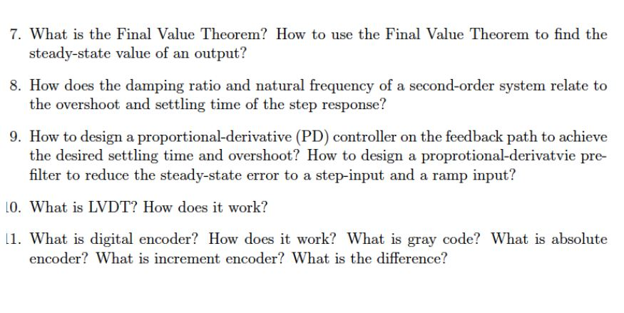 Solved What is the Final Value Theorem? How to use the Final | Chegg.com