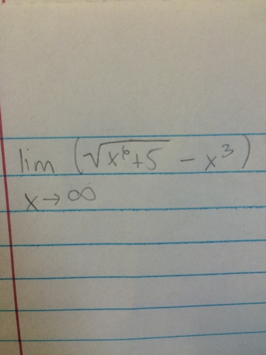 Solved What is the limit as x approaches infinity? lim_x | Chegg.com
