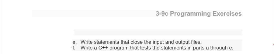 Solved 3-9c Programming Exercises 1. Consider the following | Chegg.com