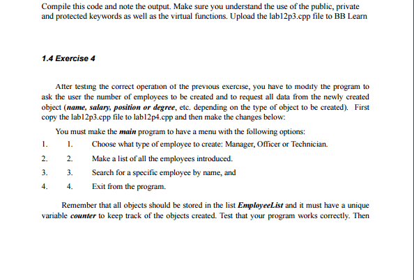 Solved This week's lesson is focused on Polymorphism, for | Chegg.com