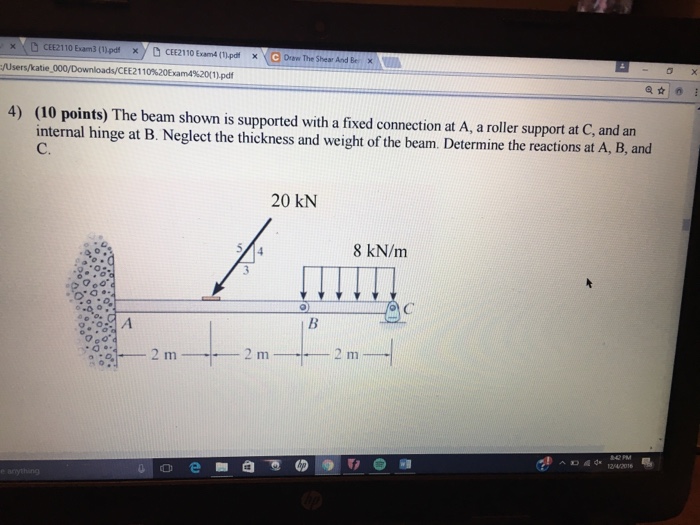 Solved Determine reactions for A,B, and CCan you please | Chegg.com Solved Determine reactions for A,B, and CCan you please | Chegg.com