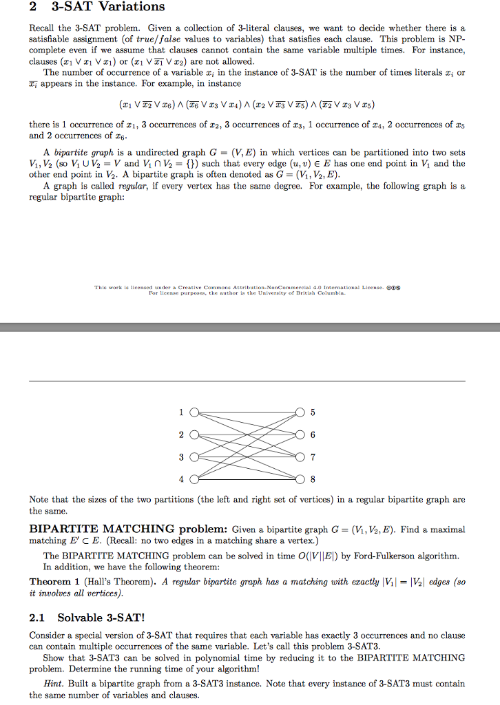 Recall the 3-SAT problem. Given a collection of | Chegg.com