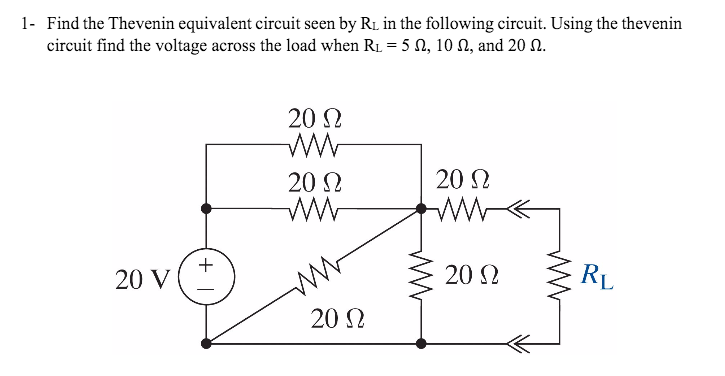 Solved Find the Thevenin equivalent circuit seen by Ri in | Chegg.com