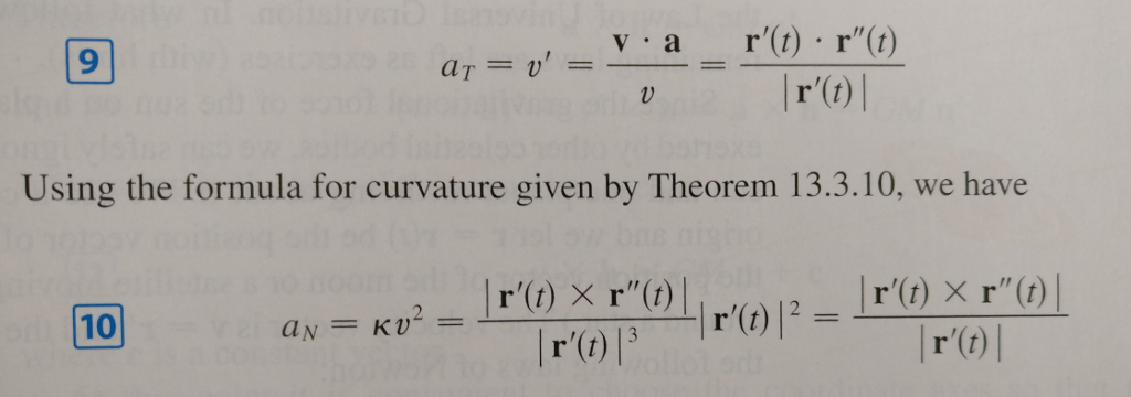 Solved Tangental And Normal Component Of Acceleration
