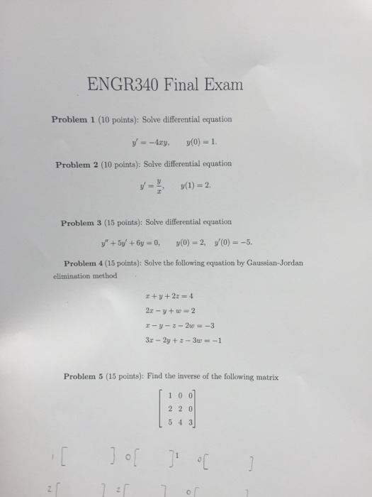 Solved Solve differential equation y' = -4xy, y(0) = 1. | Chegg.com