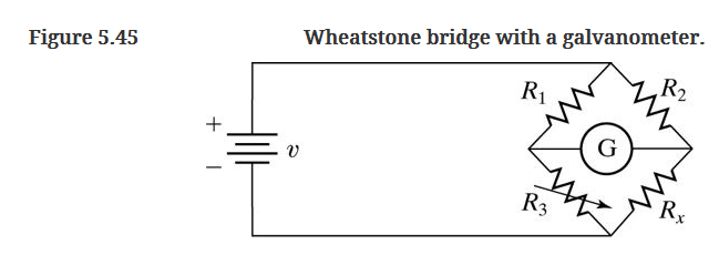 Solved: Figure 5.45 Shows A Schematic Of A Wheatstone Brid... | Chegg.com
