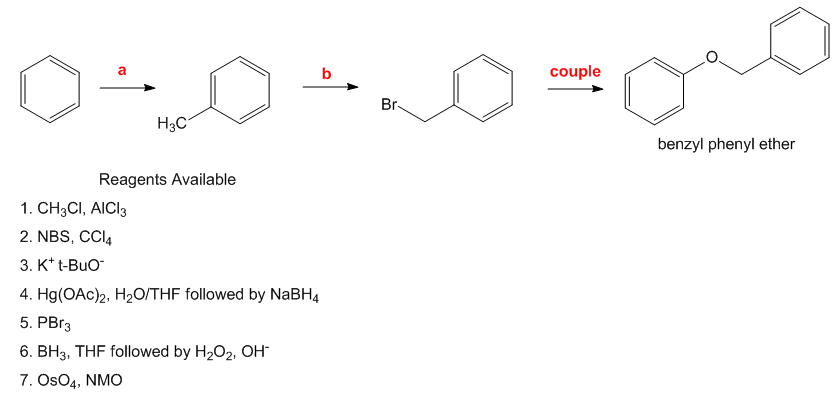 Solved Show the reagents and the coupling partner that must | Chegg.com