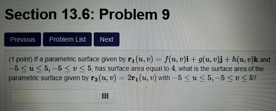 Solved Section 13.6: Problem 9 Previous Problem List Next (1 | Chegg.com