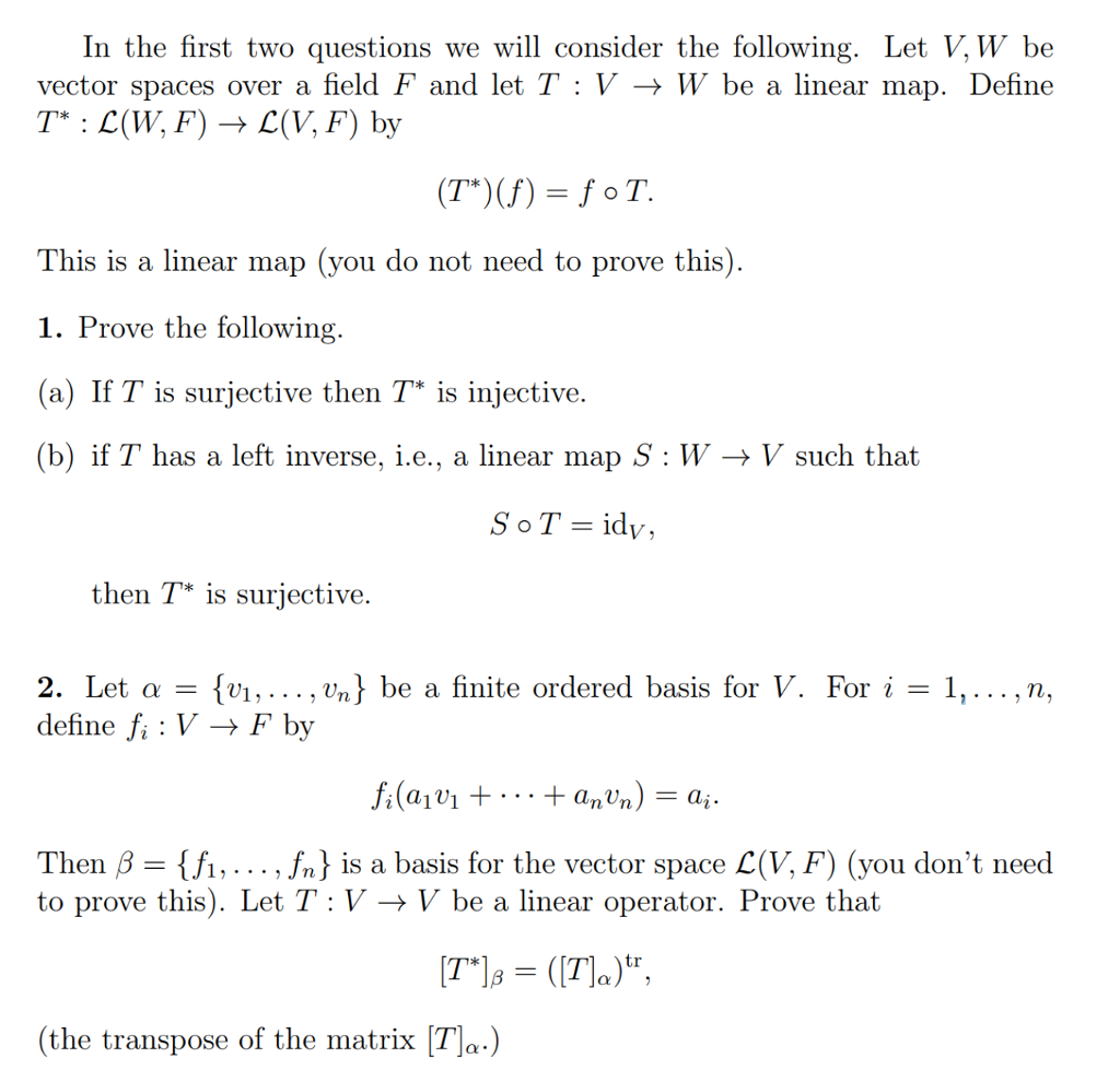 Solved In The First Two Questions We Will Consider The