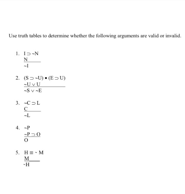Solved Use truth tables to determine whether the following | Chegg.com