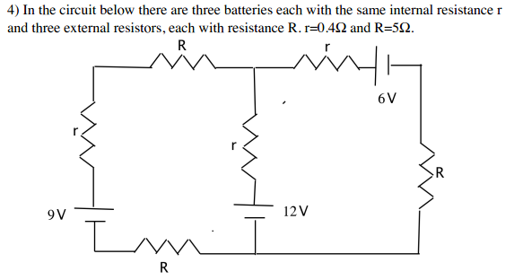 Solved a) Redraw the circuit diagram on your solution sheet | Chegg.com