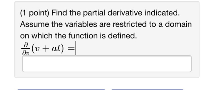 Solved Find the partial derivative indicated. Assume the | Chegg.com