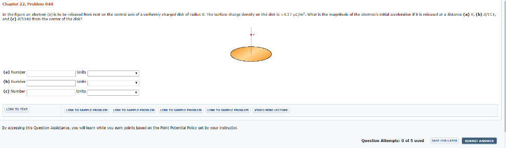Solved In the figure an electron (e) is to be released from | Chegg.com